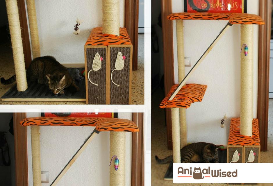 How to Make a Homemade Scratching Post for Cats - 8 steps